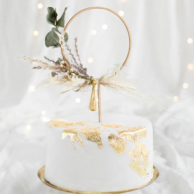 Topper de madera círculo - Lula Fiestas